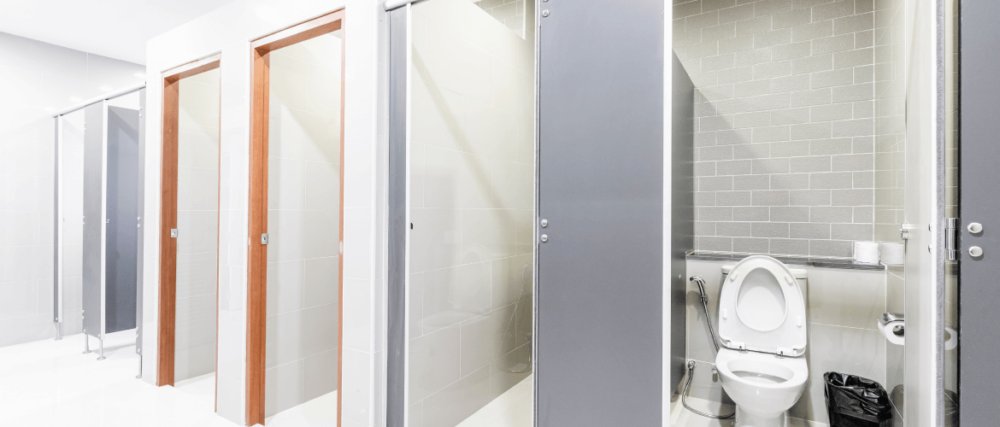 Selecting The Right Toilet Partition - Material Buying Guide - Toilet ...