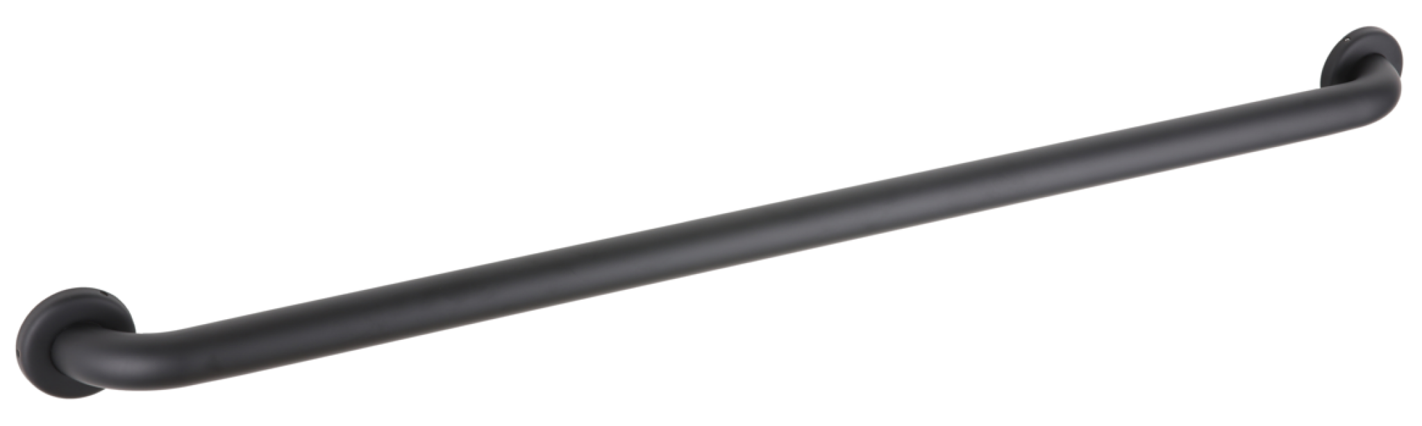 Gamco 150CX36.MBLK 36" Straight Grab Bar - Matte Black - Toilet Partitions