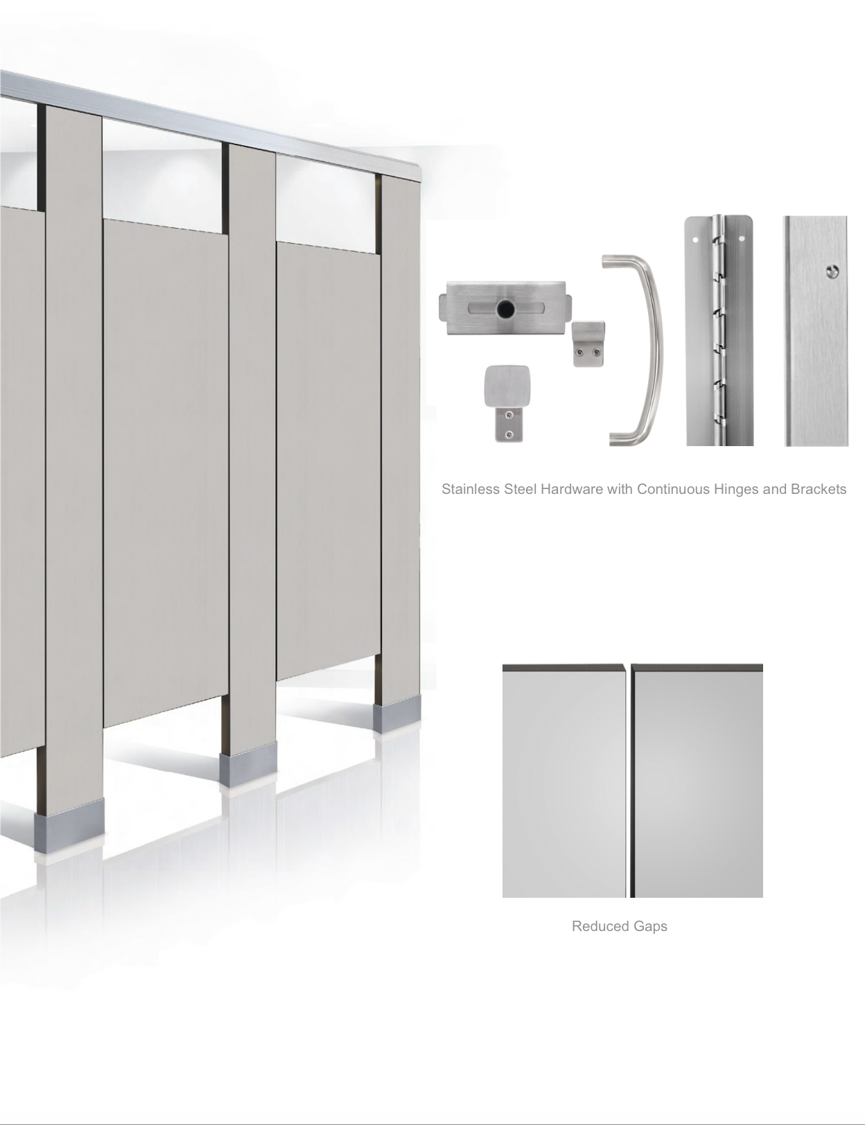 Bobrick Duraline Series 1082.67 Toilet Partitions - Toilet Partitions