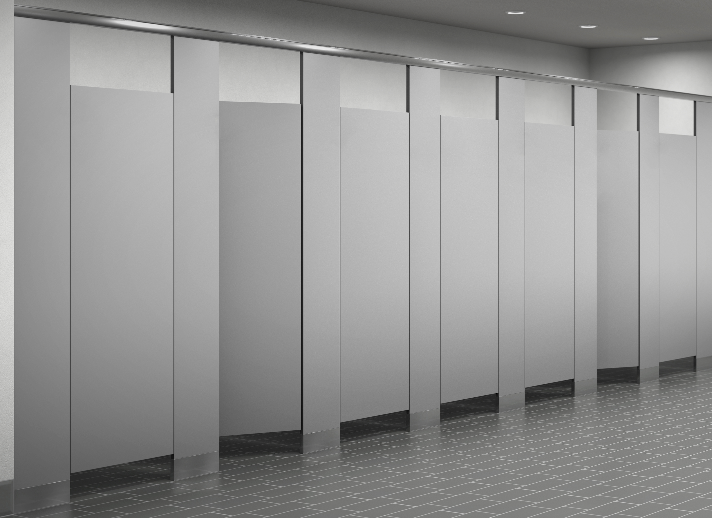 Bobrick Duraline Series Max Privacy 2082.67DDS Toilet Partitions ...