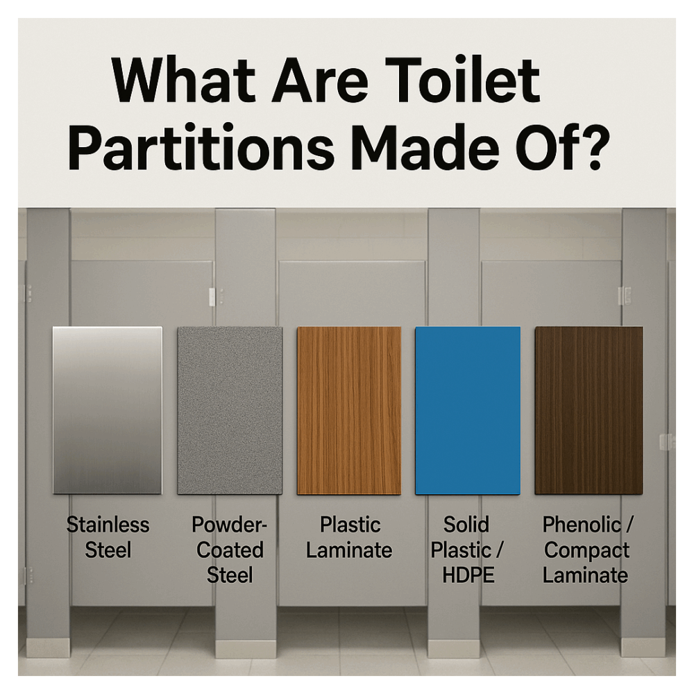 Styles & Materials Types - Toilet Partitions